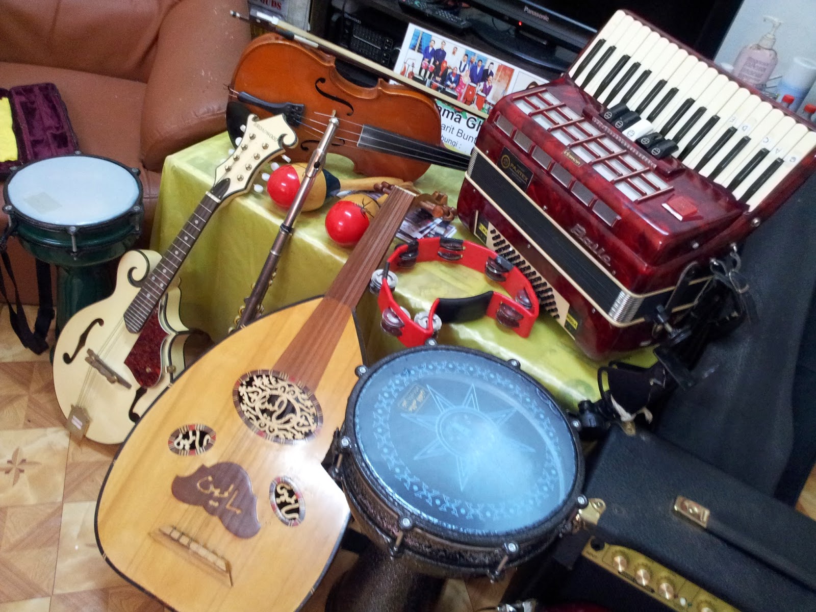 WARISAN GHAZAL PARTI: Alat-Alat Muzik Ghazal Parti